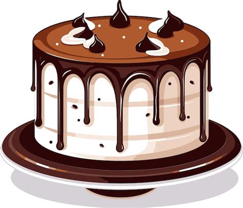 케이크 터 스트라바간자 공개 터 케이크 미식품 공개 프리미엄 벡터