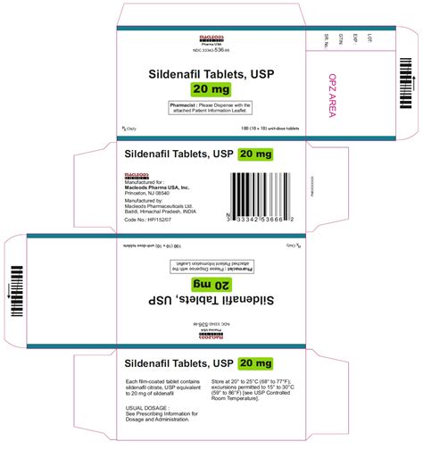 Dailymed Sildenafil Tablet Film Coated