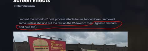 Cant Use Devcam Screen Effects Outside Of Local Games · Issue 2382