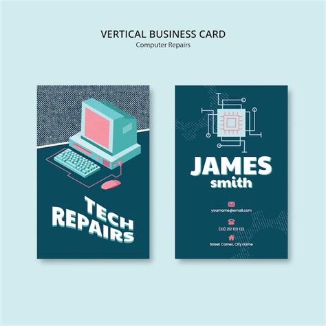 Premium Psd Computer Repair Template Design