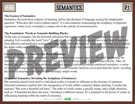 Language And Linguistics Big Ideas Syntax And Semantics Activity Bundle