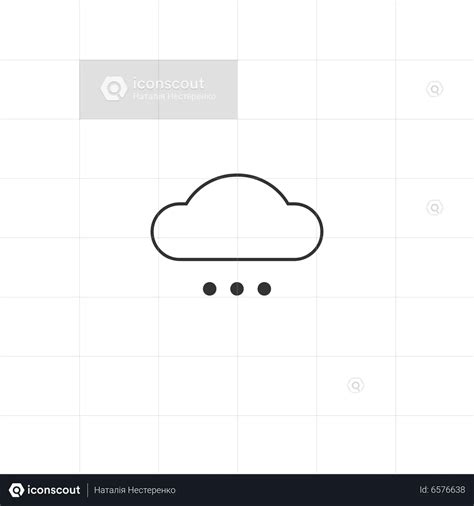 Blank Rain Cloud Preloader Animated Icon Free Download User Interface