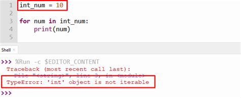 Typeerror ‘int Object Is Not Iterable In Python Its Linux Foss