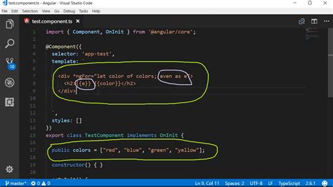 Code Angular