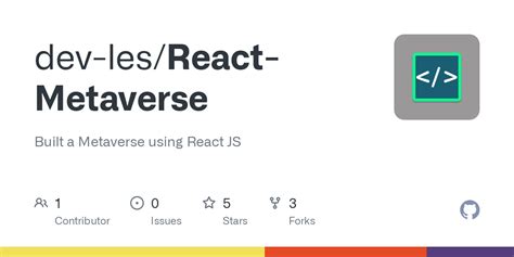 Github Dev Lesreact Metaverse Built A Metaverse Using React Js