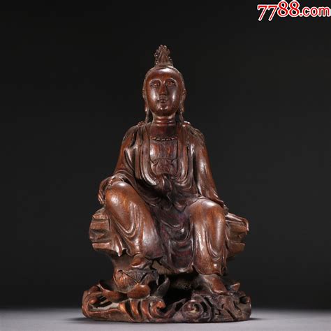 欧洲回流，老沉香自在观音摆件。 价格5500元 Se95622819 其他文房用具 零售 7788收藏收藏热线