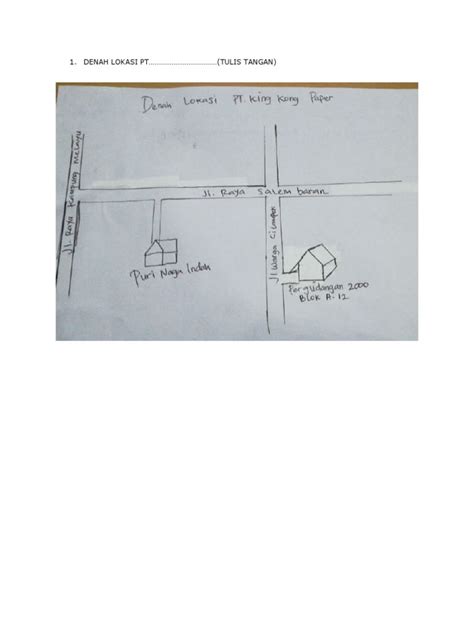 3 Denah Lokasi Pt Pdf