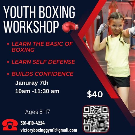 Youth Boxing Workshop Prince Frederick Md 7 January 2024 Allevents