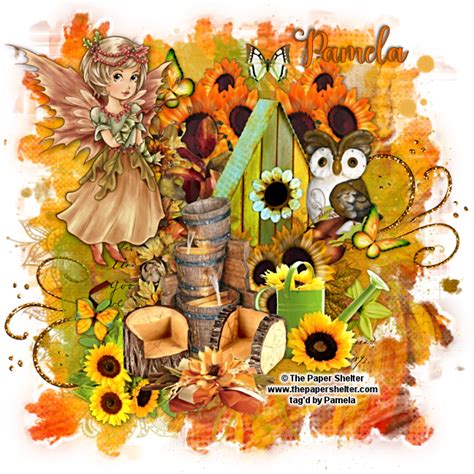 Uenique Psp Kreationz Autumn Fairy