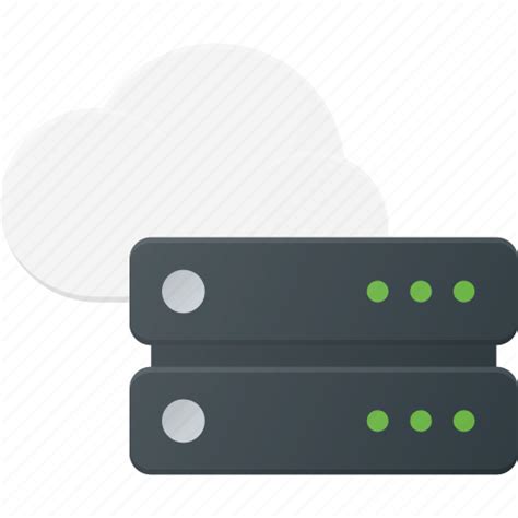Cloud Data Database Server Store Icon