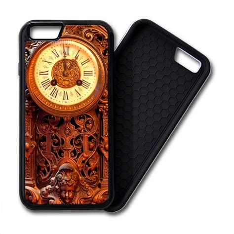 Retro Clock Wood Iphone Premium Case Cover Retro Clock Unique Iphone Cases Case Cover