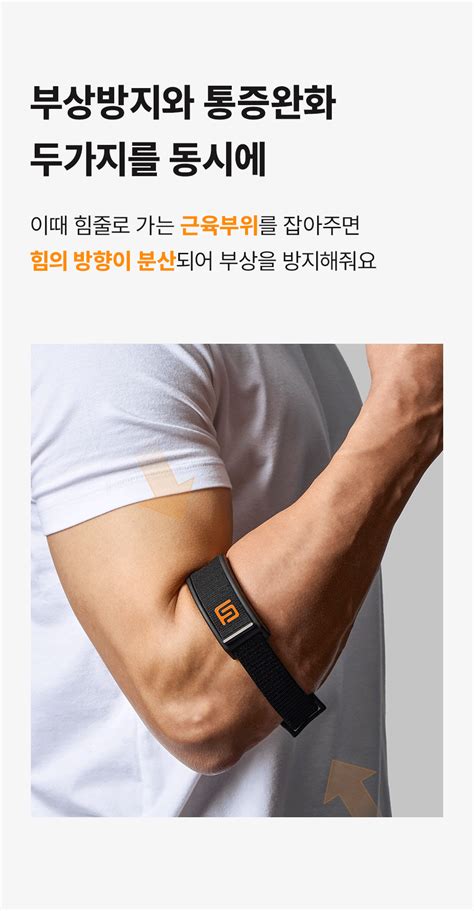 피코밴드 액티브 정형외과 전문의가 개발 특허받은 엘보 보호대 팔꿈치