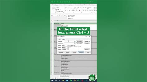 short cut key for line break in excel excel newexcel youtube