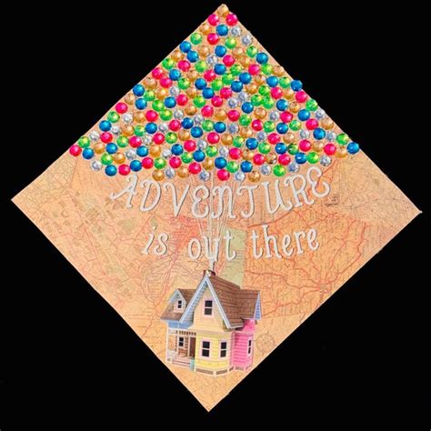 Up Graduation Cap Topper Etsy