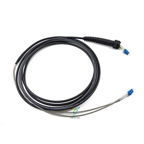 Flexible Nsn Boot Fiber Cable Armoured Patch Cord Duplex Lc 50mm