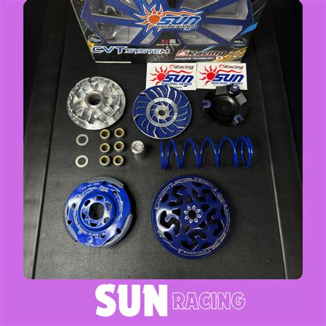 Sun Racing Complete Cvt Set For Honda Click 125 150 Shopee Philippines