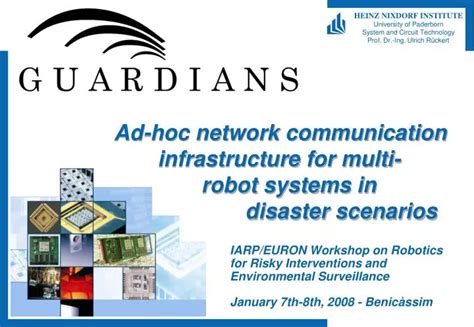 Ppt Ad Hoc Network Communication Infrastructure For Multi Robot