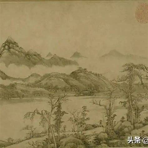 黄公望溪山雨意图 中国 倪瓒 历代