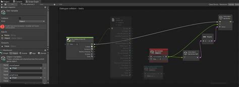 Visual Scripting Dialogue Upon Collision Help Runity2d
