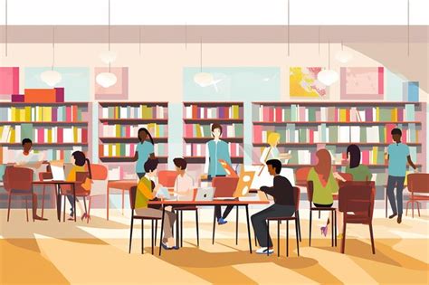 Premium Photo Modern Classroom Background