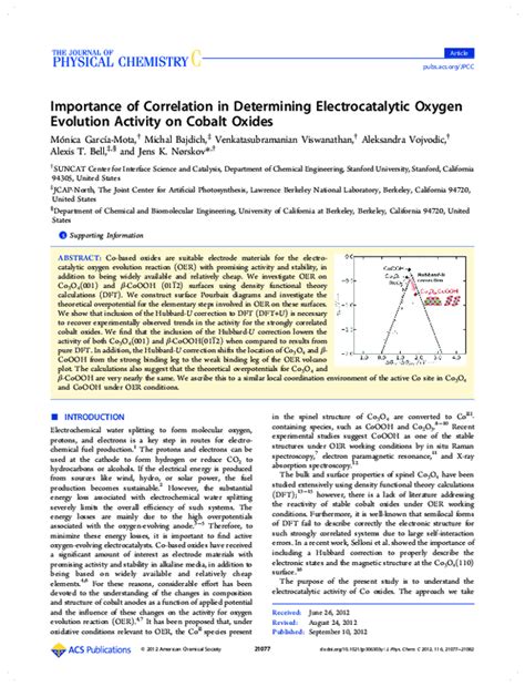 Pdf Importance Of Correlation In Determining Electrocatalytic Oxygen