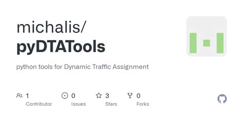 Github Michalis Pydtatools Python Tools For Dynamic Traffic Assignment