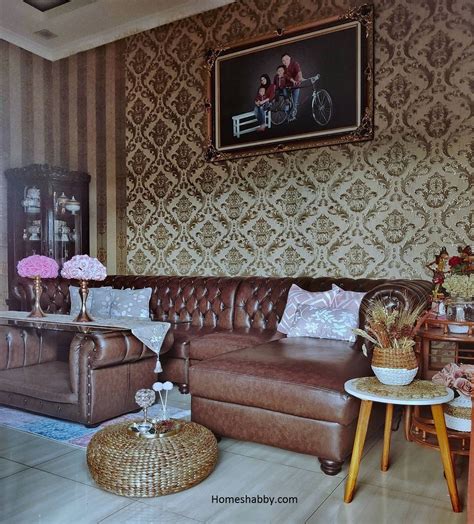 6 Desain Wallpaper Dinding Ruang Tamu Minimalis Homeshabby