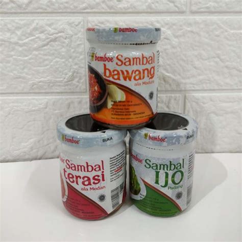 Jual Bamboe Sambal Ijo Botol 100gr Di Seller Stokproduk Cilodong Kota Depok Blibli