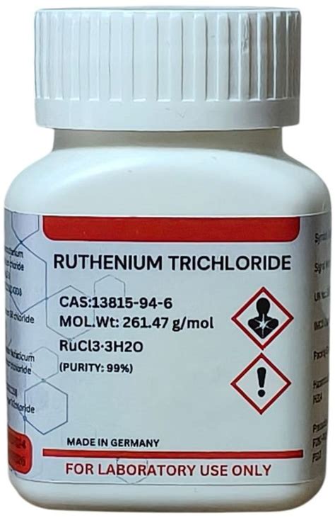 Germany Powder Ruthenium Trichloride Color Black Red At Rs 6900 In