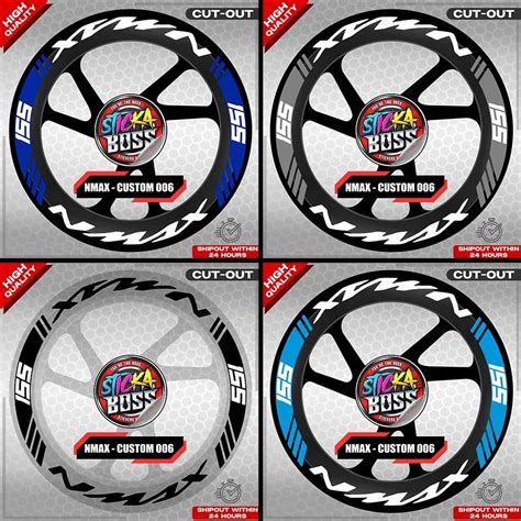 Nmax 155 Mag Sticker Set 2 Mags Custom 006 Vinyl Waterproof Cut