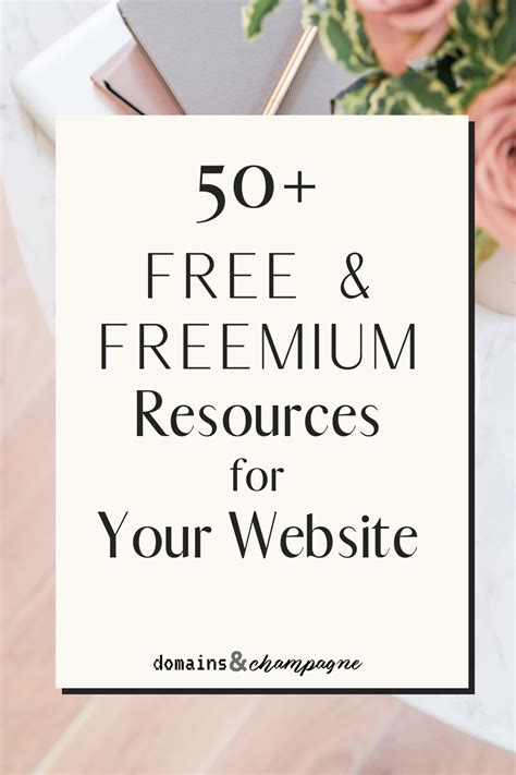 50 Free And Freemium Resources For Your Website Resources Bookmark