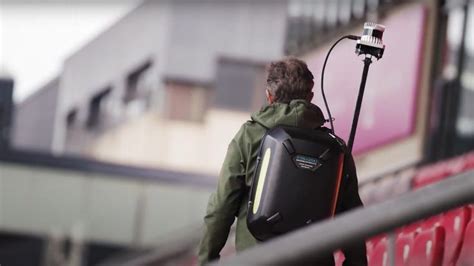 Lidar In A Backpack Scanning A Whole Stadium In Just A Few Minutes