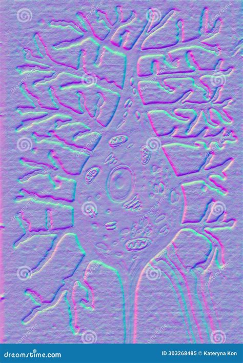 A Motor Neuron Structure Illustration Stock Illustration A Motor Neuron Structure Illustration Stock Illustration
