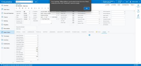 Billing Address Record Raised At Least One Error Community