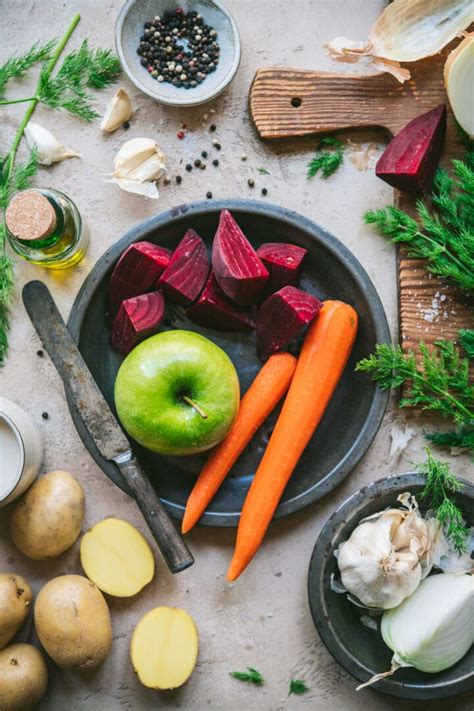 Creamy Roasted Beet Soup Vegan Crowded Kitchen