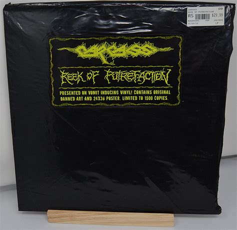 Carcass ‎ Reek Of Putrefaction Vinyl Record Album Lp 887923550917