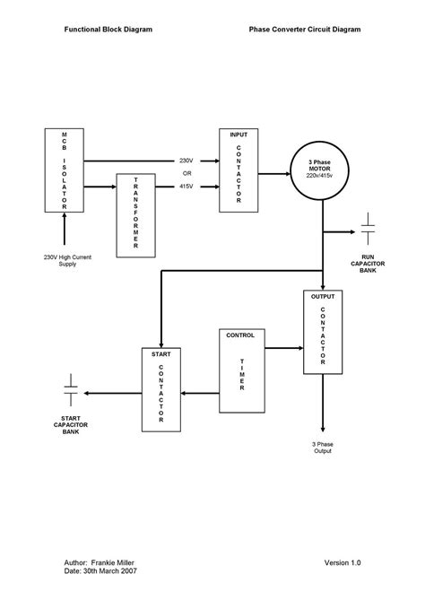 designing a schematic for a static phase converter