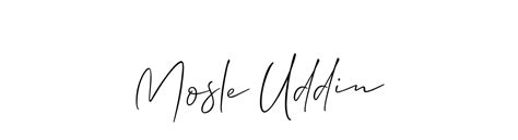 100 Mosle Uddin Name Signature Style Ideas Free E Signature