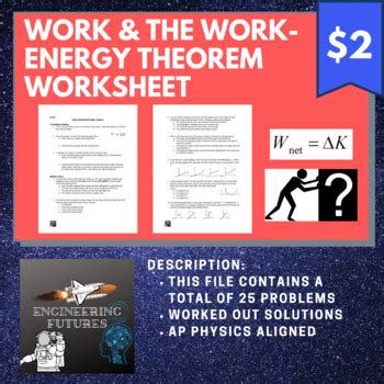 Work And The Work Energy Theorem By Engineering Futures TPT