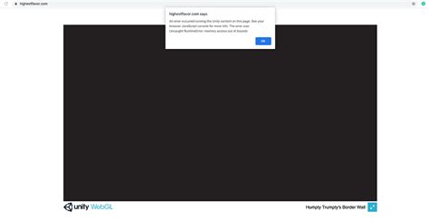 Memory Access Out Of Bounds WebGL Unity Engine Unity Discussions