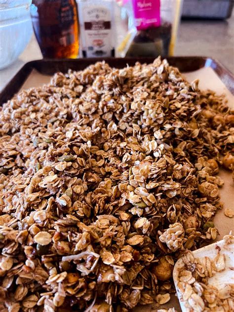 Low Fodmap Maple Pecan Granola Loveable Lemons