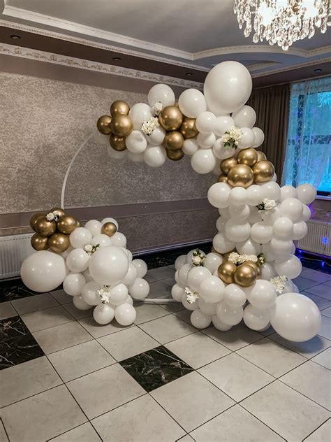 Свадебная фотозона Свадебные идеи Подвесные воздушные шары Свадебные декорации