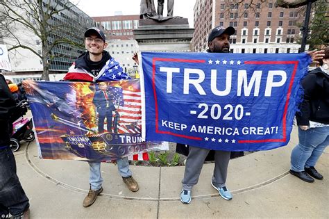 Hundreds Of Demonstrators Protest Michigans Stay At Home Orders