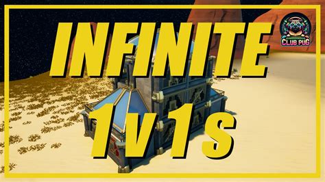 Infinite 1v1 8764 6805 9097 By Clubpug Fortnite Creative Map Code