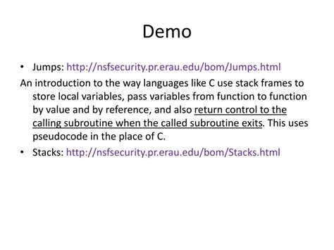 Ppt Buffer Overflows Powerpoint Presentation Free Download Id3264932
