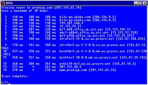 Tracert Ip Windows Command Line Networking Tracert