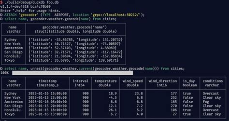 duckdb python duckdb apachearrow arrowflight python sql… rusty