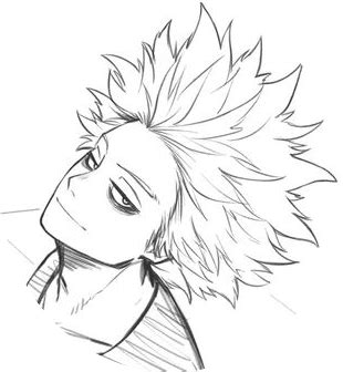Hitoshi Shinsou Bnha Sketches Drawing Base Drawings