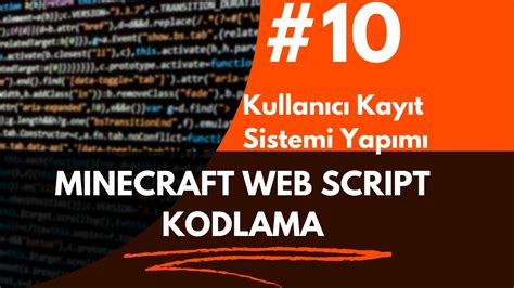 10 Kullanıcı Kayıt Sistemi Minecraft Server Webscript Web Site