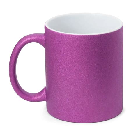 Caneca para Sublimação de Cerâmica Glitter Lílas DHICA COMERCIO DE
